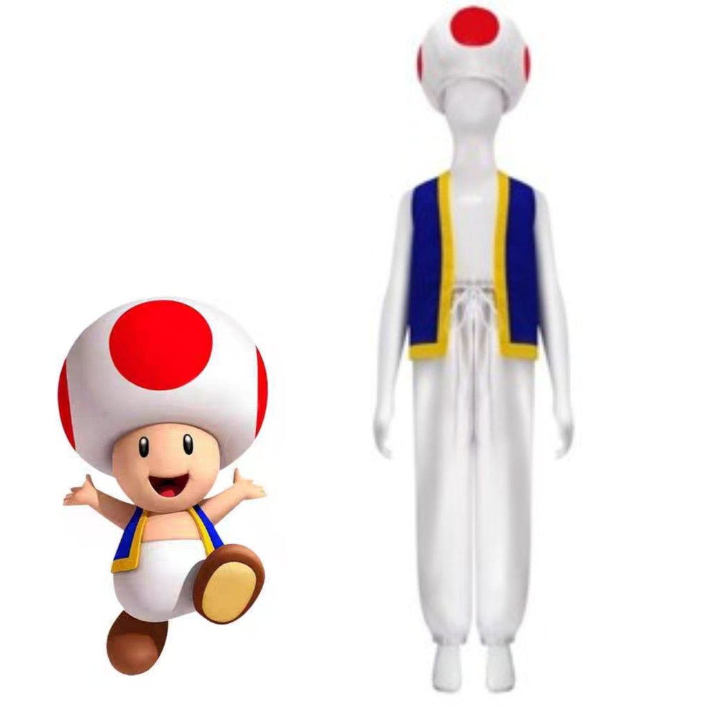 Super Mario Brothers cos Costume/Mario Movie Chinobio Hat/Halloween ...