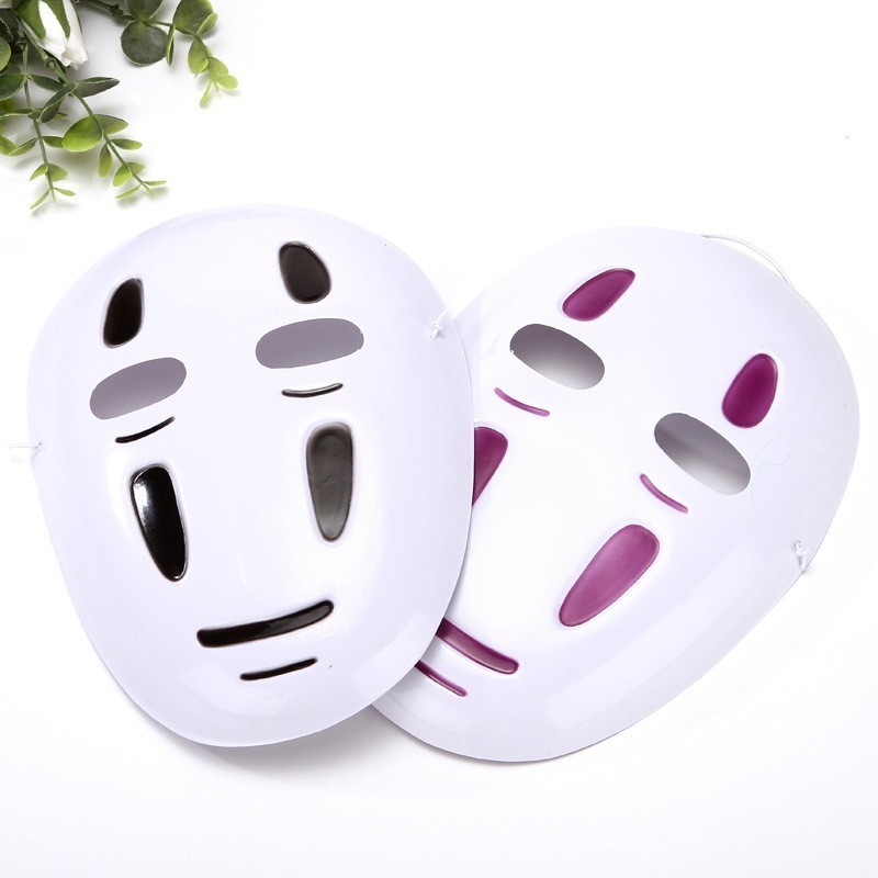 Spirited Away Kaonashi no face man mask costume cosplay ghost hantu ...