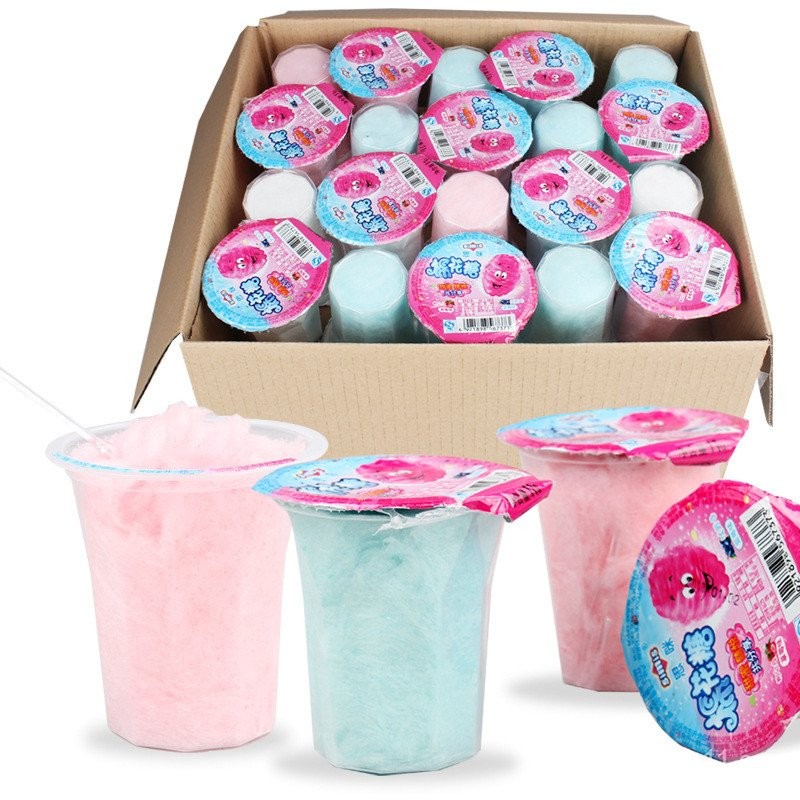 Brushed Cotton Candy Cup with Multiple Flavors20Cup8090Childhood ...