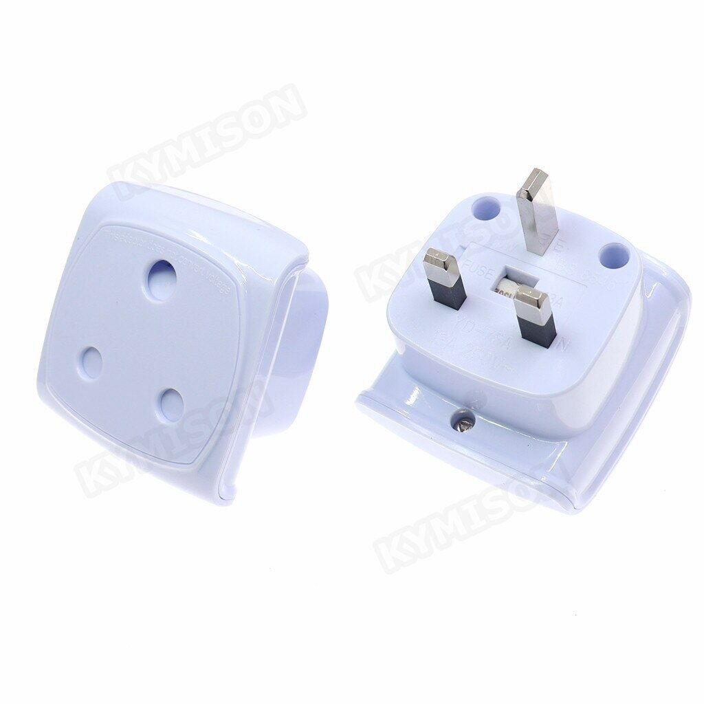 Large South African to UK Travel Adapter Electrical Plug Socket 13/16A ...