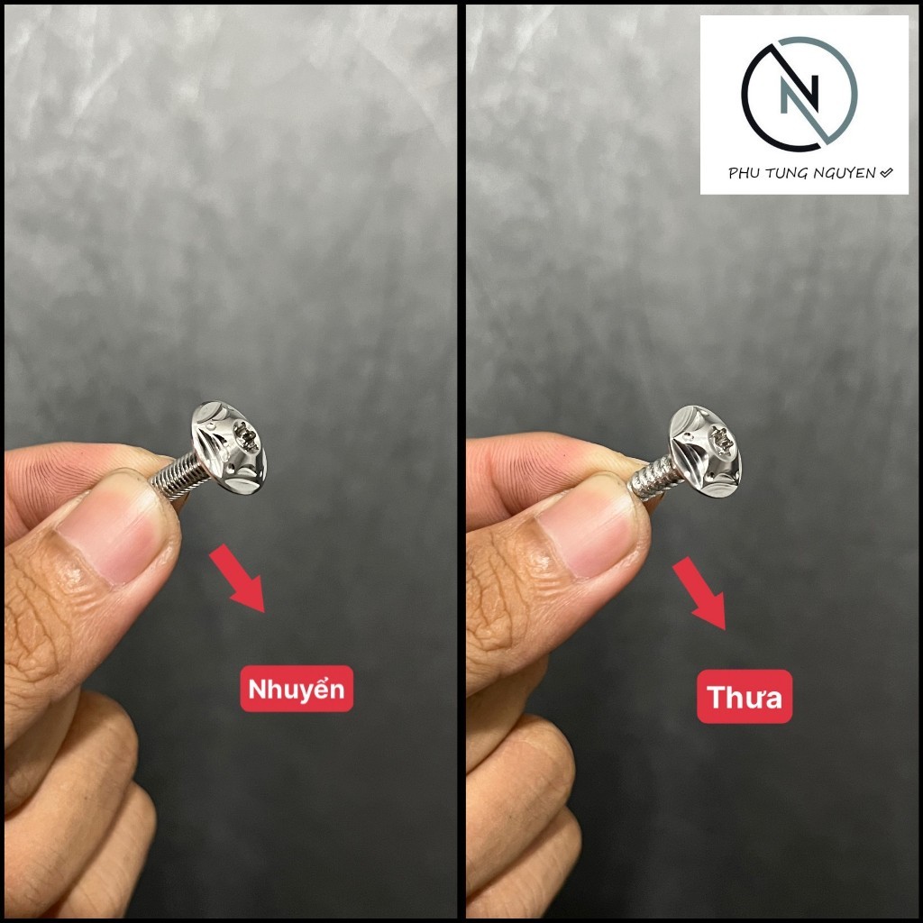 304 stainless steel fairing screws with 5 sides, 5mm smooth and thin ...