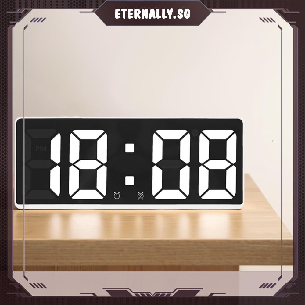 [eternally.sg] Digital Alarm Clock 12/24H Display LED Digital Clock ...
