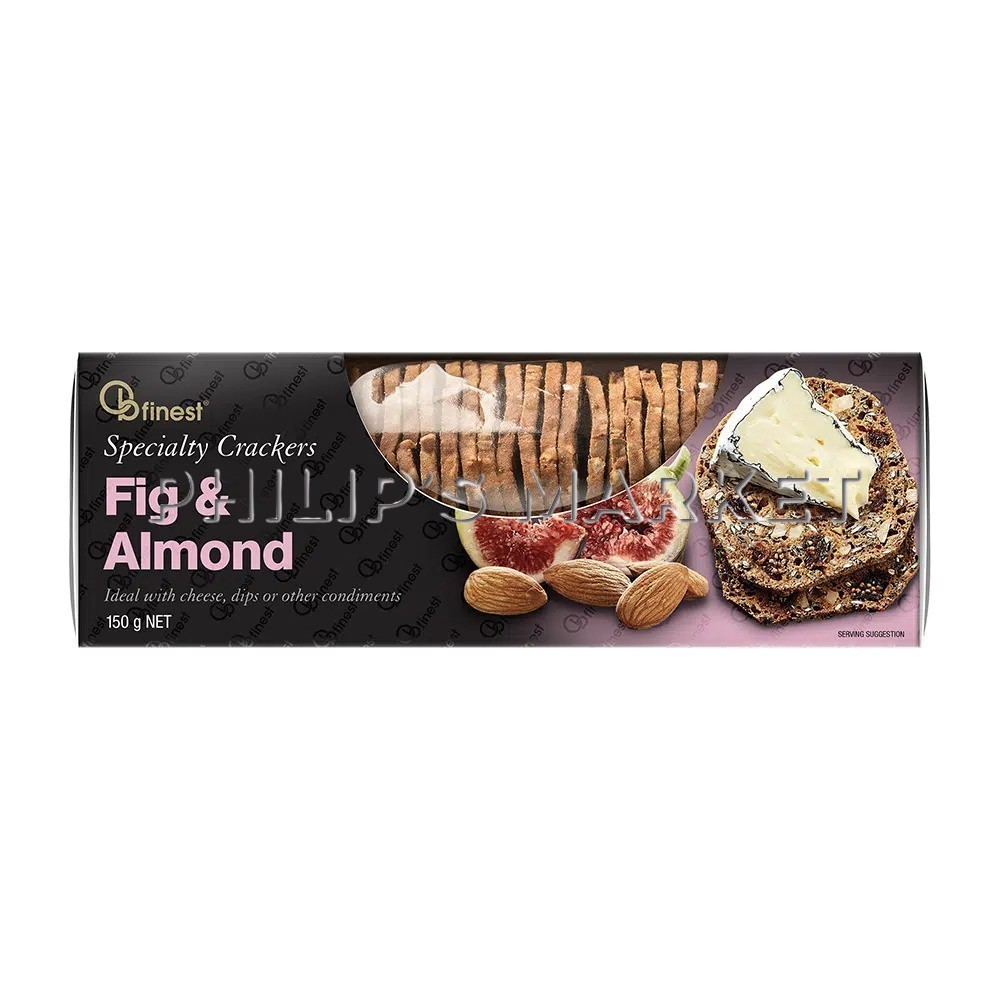 OB Finest Specialty Fig & Almond Crackers 150g | Shopee Singapore