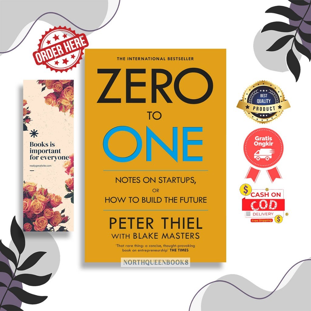 Zero To One by Blake Masters (English) | Shopee Singapore