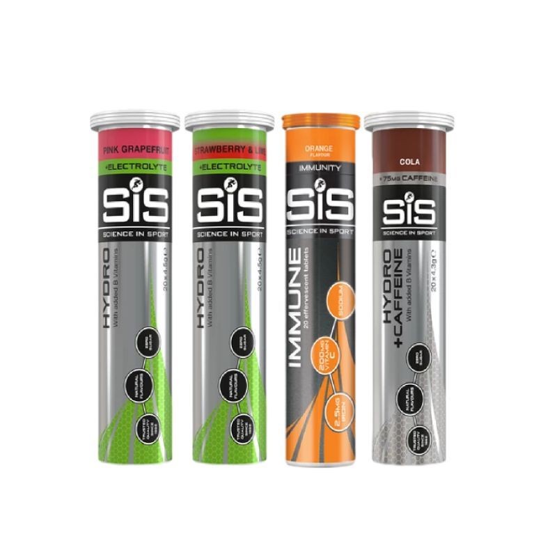 Original from the UK SIS Electrolyte Effervescent Tablets Energy Gel ...