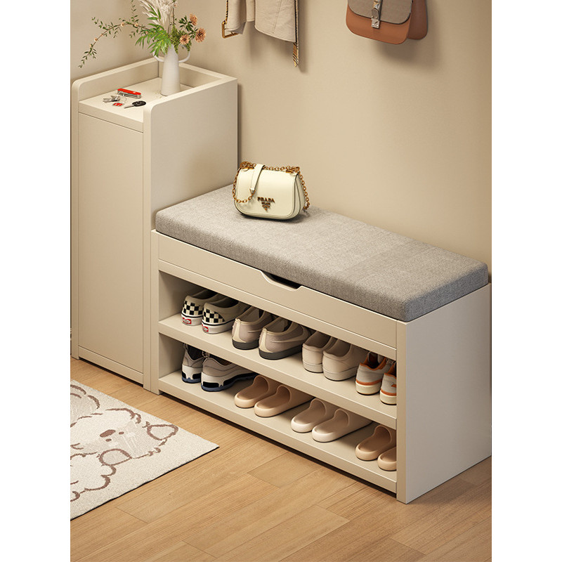 Entrance Doorway Solid Wood Core Shoe Changing Bench, Entryway Seat ...