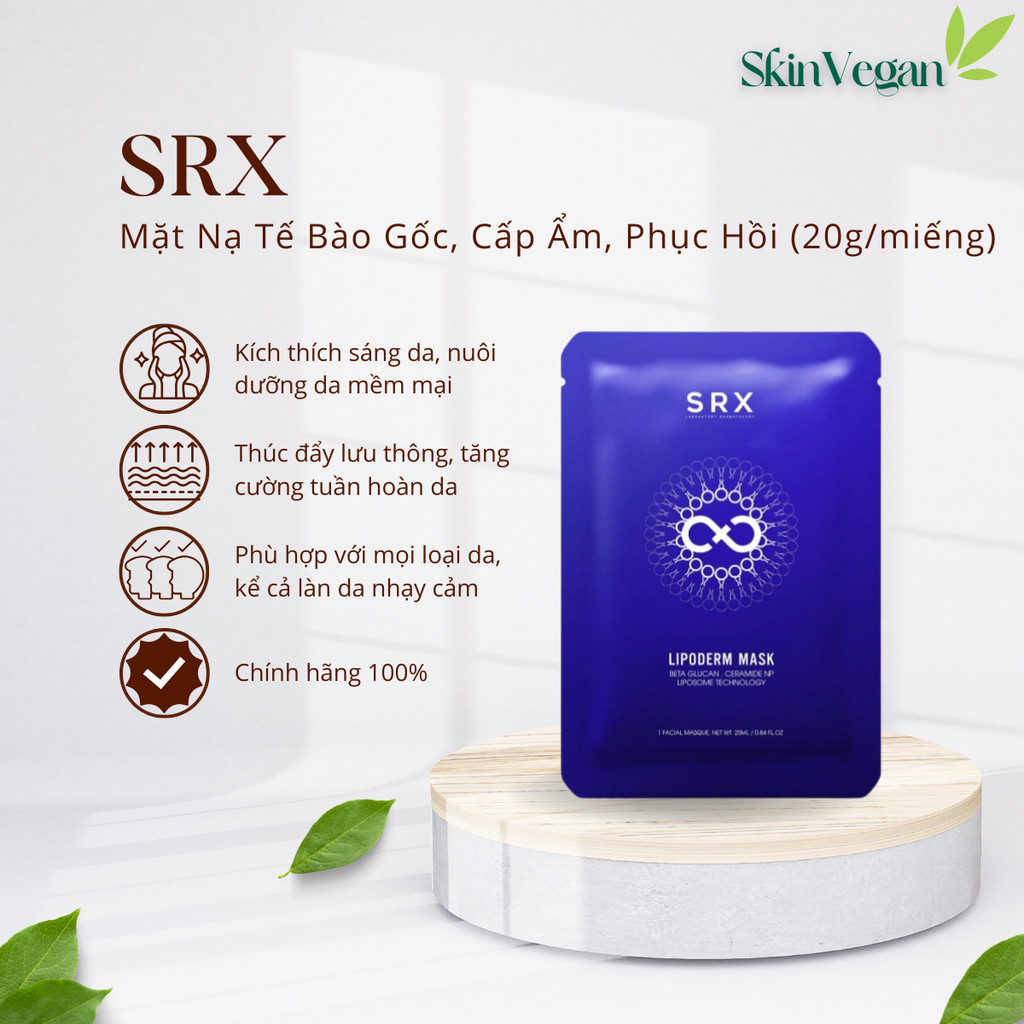 SRX Lipoderm Stem Cell Mask Restorative, Moisturizing, Anti-Aging (20g ...