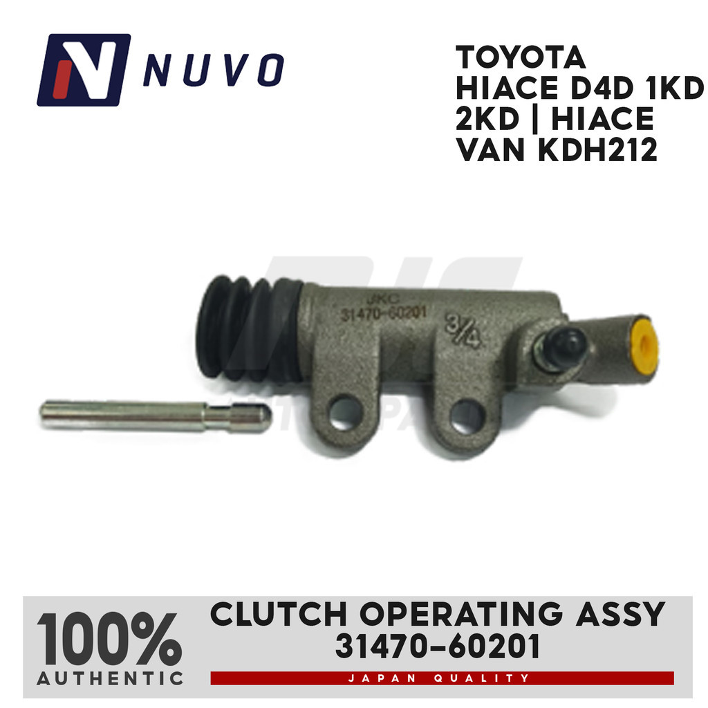 JKC CLUTCH OPERATION ASSY TOYOTA HIACE D4D 1KD, 2KD HIACE VAN 31470 ...
