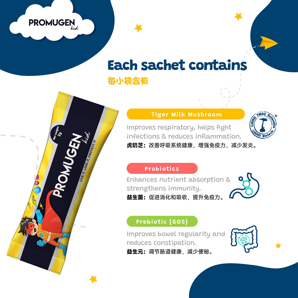 Promugen Kid 2g 30s | Strengthen Kids' Immunity | Shopee Singapore