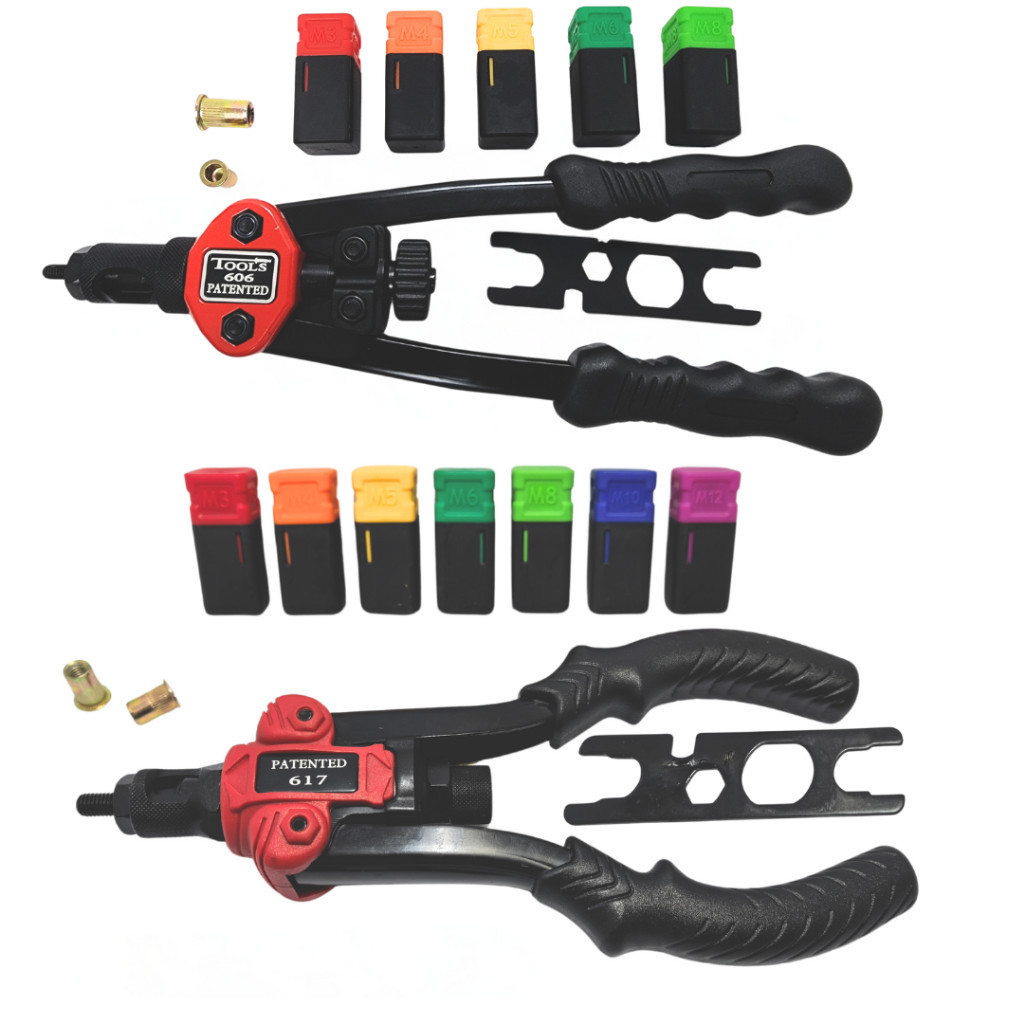 [SG STOCK] NUT RIVETER KIT SET TS-606/617 Auto Riveter Nut Hand Tool High Quality Carbon Steel ...