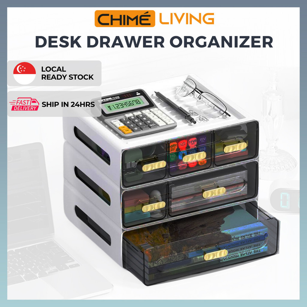 Desktop Drawer Stackable Organizer Stationery Drawer | Drawer-style ...
