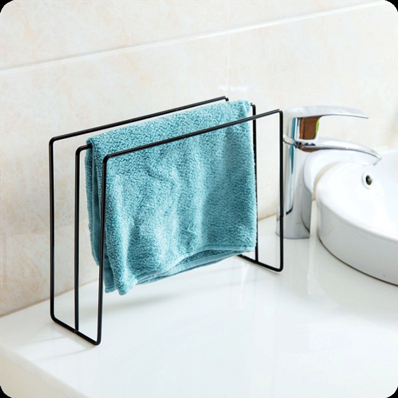 Convenient Table Kitchen Towel Cloth Hanger Rack Drying Iron Towel ...