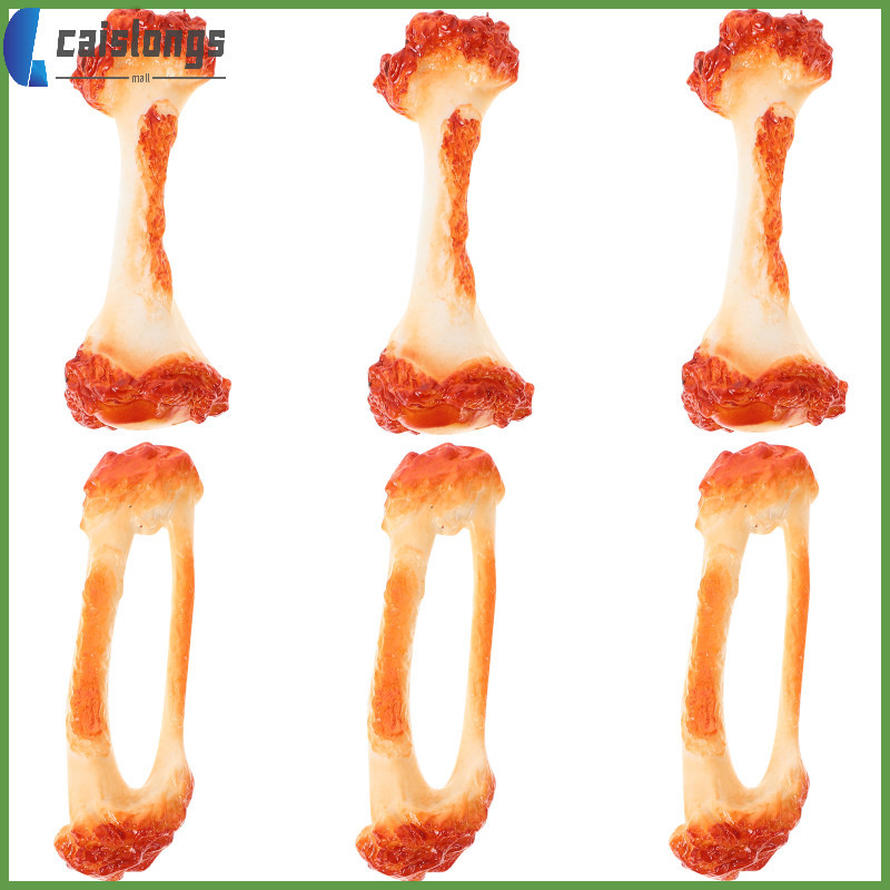 6 Pcs Simulated Bone Model Artificial Chicken Leg Realistic Meat Legs ...