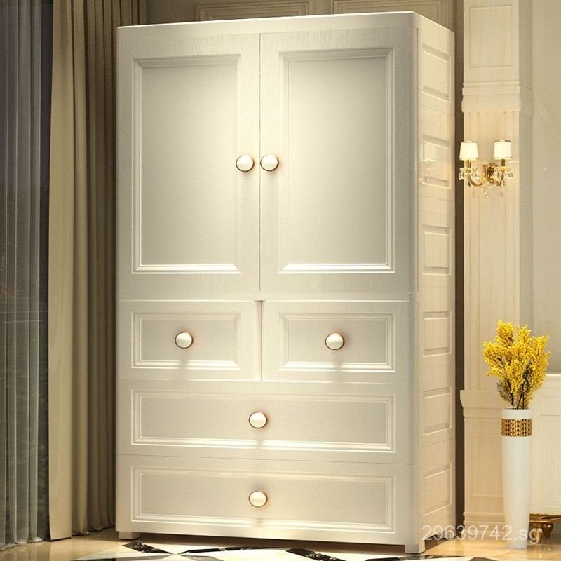 European Style Storage Cabinet Extra Large Home Bedroom Wardrobe Double ...
