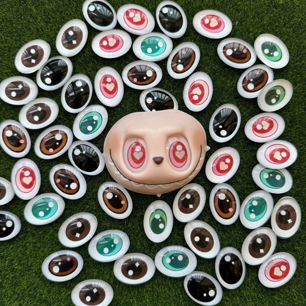 Labubu labubu labubu crochet crystal drip Glue Eye crystal Sticker ...