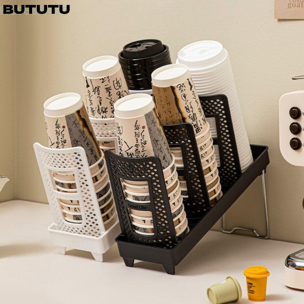 BUTUTU Foldable Paper Cup Holder, Space Saving Portable Disposable Cup ...