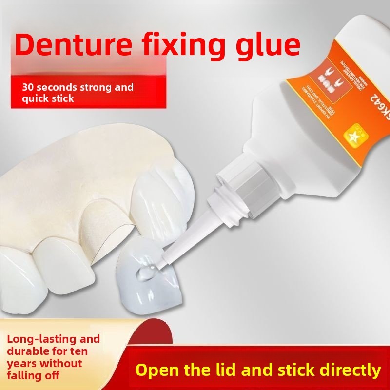 Food Grade Adhesive Denture Retainer Special Glue Porcelain Teeth Steel ...