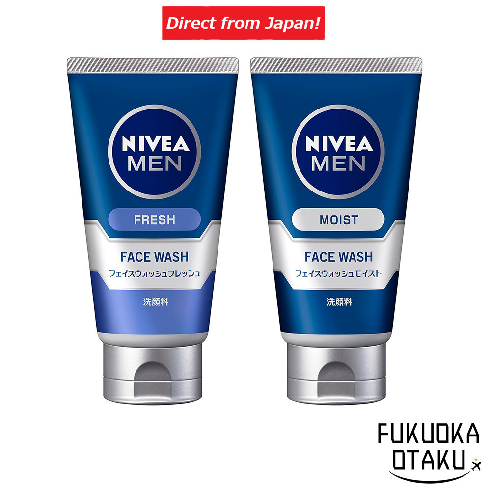 NIVEA MEN Face Wash Fresh／NIVEA MEN Face Wash Moist【Direct from Japan ...