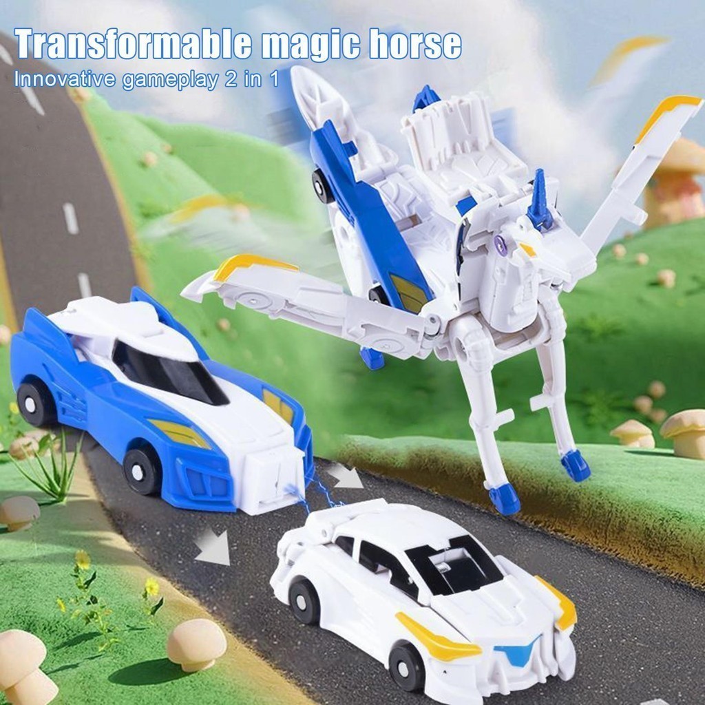 Transform Robot Cars Sturdy Creative Deformable Car Horse Horse ...