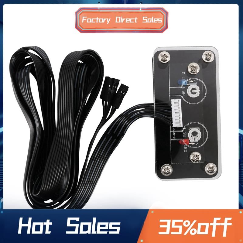 Desktop Computer Switch External Power Switch Power Button+Restart ...