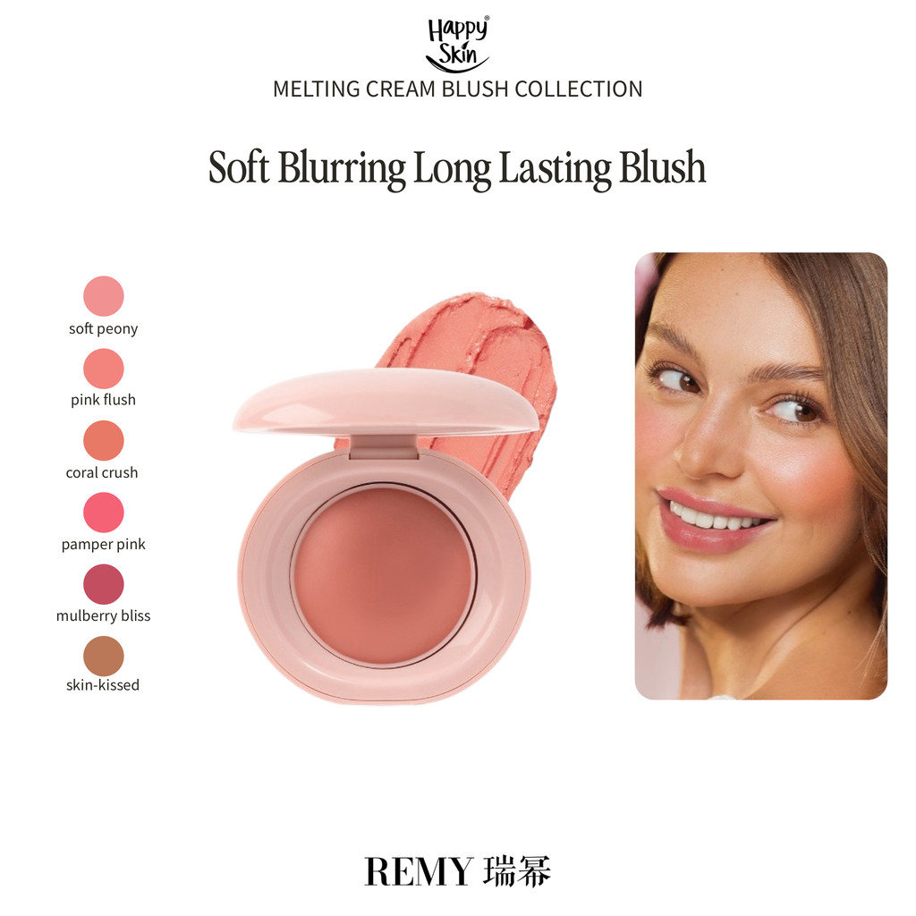 Happy Skin Melting Cream Blush ( Soft Blurring Long Lasting Blush ...