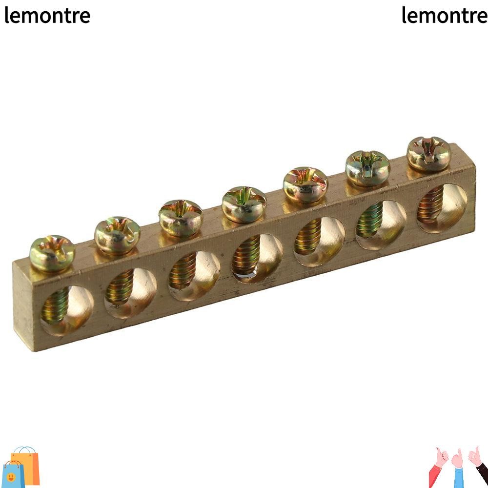 LEMONTRE Distribution Box Busbar, Copper Strip 7-hole Line Terminal ...