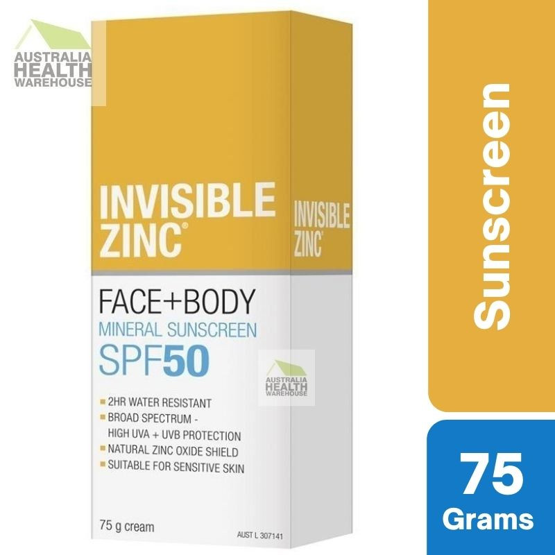 [Expiry: 04/2027] Invisible Zinc SPF 50+ Face and Body 75g | Shopee ...