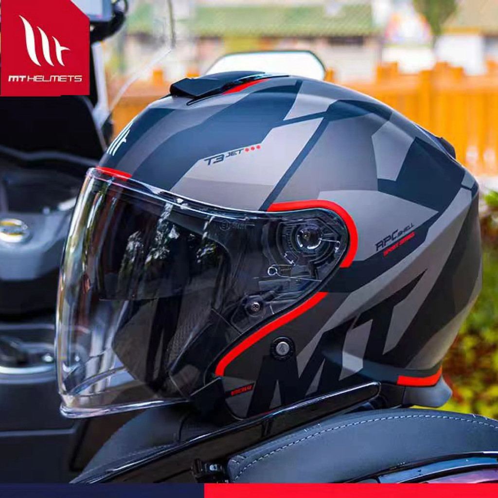 [NEW] Spain Mt Motorcycle Helmet Dot Ece Certification Half Double Lens ...