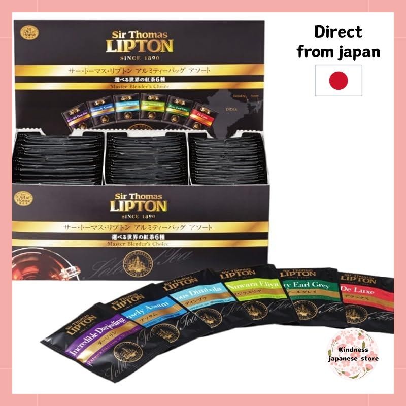 Sir Thomas Lipton Lipton black tea assorted 6 types Tea bag x 60 bags ...