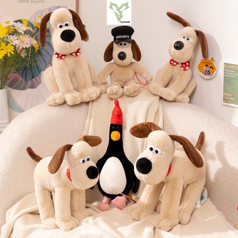 Hot Sale NEW Cute Wallace&Gromit Dog Plush Toy Funny Gromit Cartoon ...