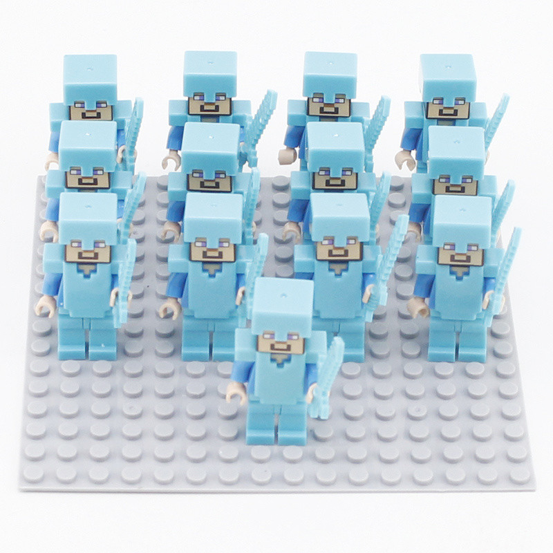 Minecraft Building Block Minifigures Full Set Minions Dolls Children ...