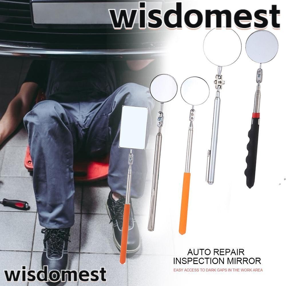 WISDOMEST Telescopic Inspection Mini Car Mechanical Repair Extendable ...