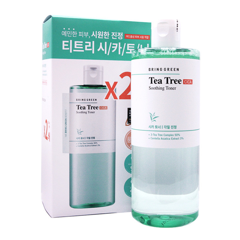 [Bring Green] Tea tree Cica Soothing Toner 510ml -Large capacity ...