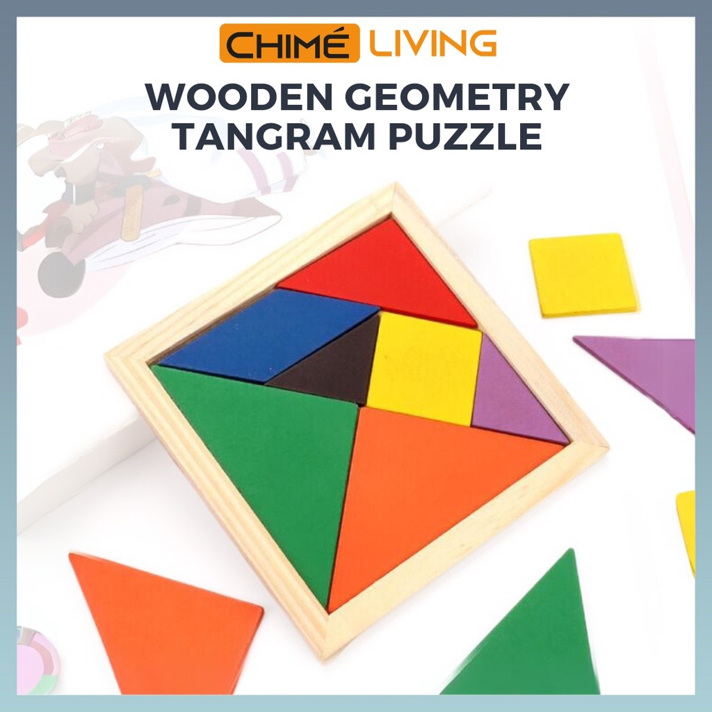 Wooden Geometry Tangram Puzzle | Kids Gift Bag Goodie Bag Gifts ...