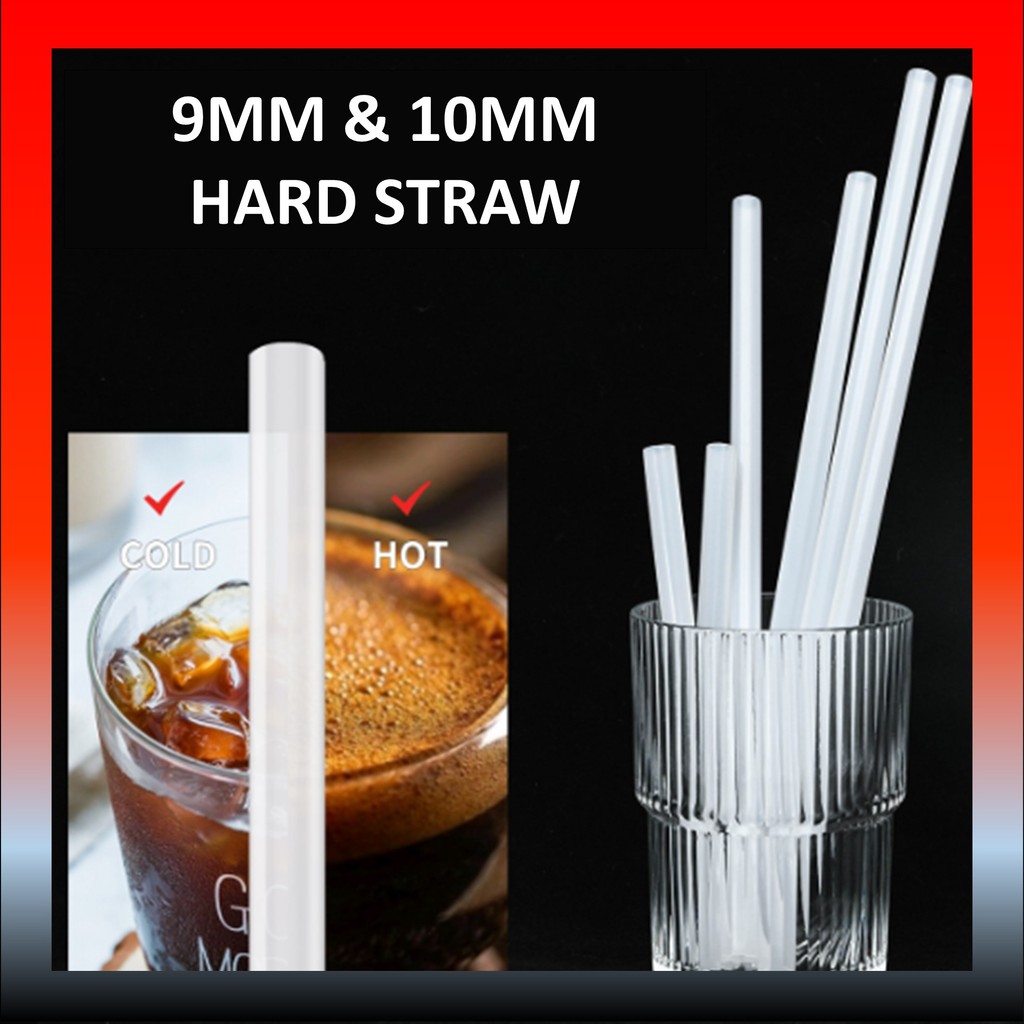 10mm Universal Hard straw & Soft Silicone Straw for Thumbler and ...