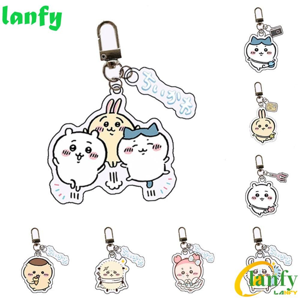 LANFY Anime Chiikawa Keychain, Momonga Kurimanjyu Chiikawa Pendant ...