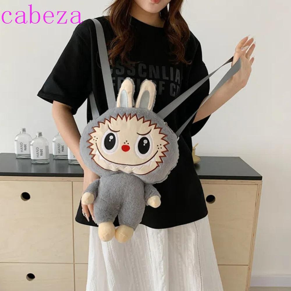 CABEZA Labubu Plush Bag, Anime Adjustable Straps Labubu Backpack, Phone ...