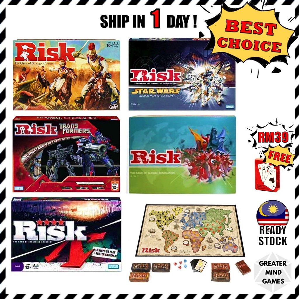 RISK Board Games Card Games for Kids Family Game Adult Games Children ...