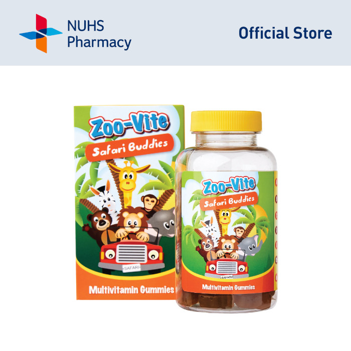 Zoo-Vite Safari Buddies Multivitamin Gummies 60s [NUHS Pharmacy ...