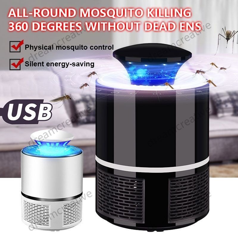 Home Bedroom Mosquito Trap Lamp USB LED Light Electric Insect Killer ...