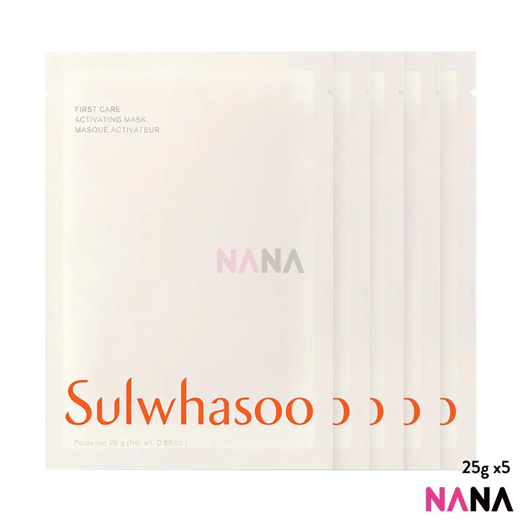SULWHASOO First Care Activating Mask 25g x5 | Shopee Singapore