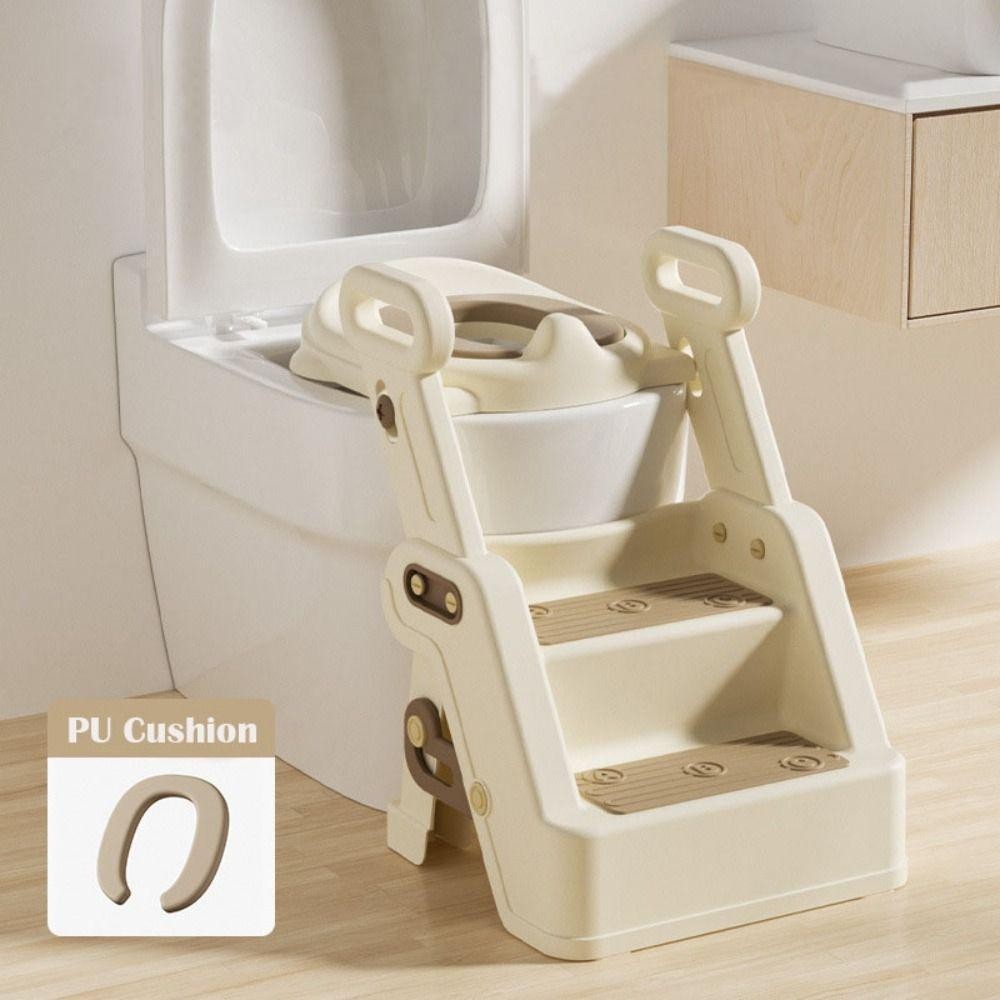 ROSEGOOD Children's Toilet Seat Stairway, with Handrail Foldable Toilet ...