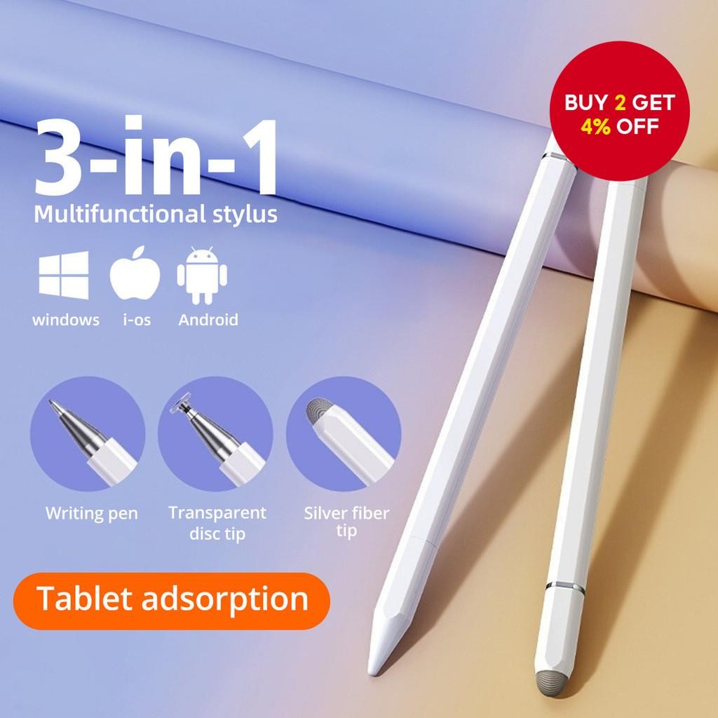 3-in-1 Stylus Pen - Capacitive Touch Screen Pencil for Android ...