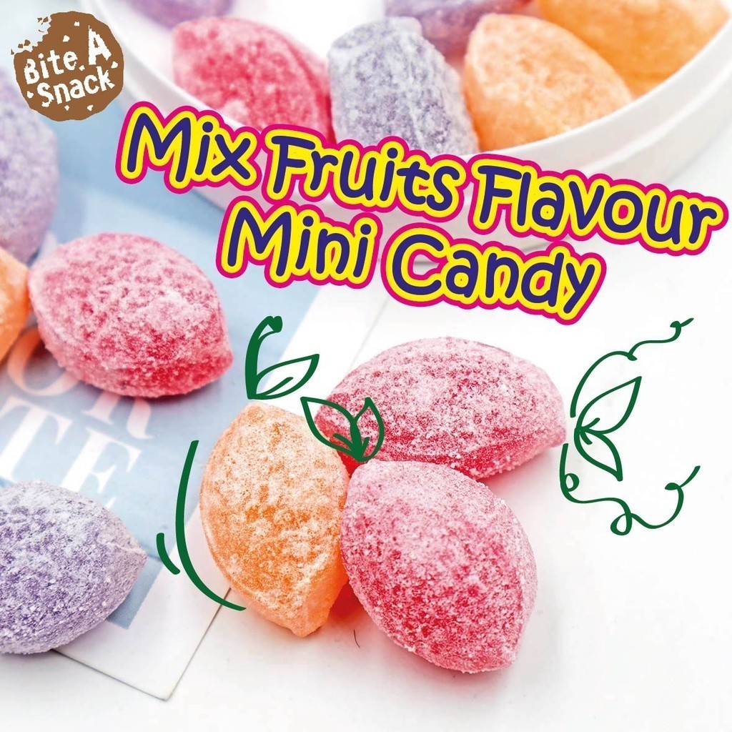 Squid Game Candy / Mix Fruits Candy / Mix Fruits Flavour Mini Candy | 混合水果味糖果/白粉糖 | Shopee Singapore