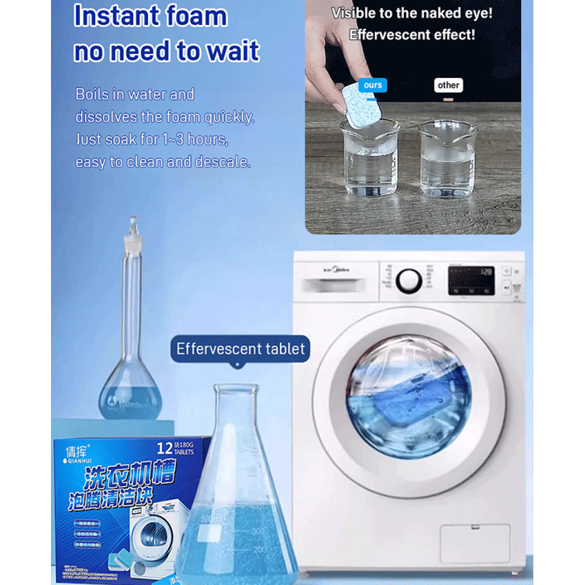 Ultra Clean Automatic Washing Machine Cleaner Drum Disinfectant ...