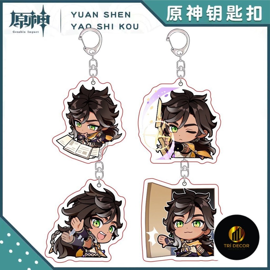 Genshin Impact Sethos Expression Package Cute Cartoon School Acrylic ...