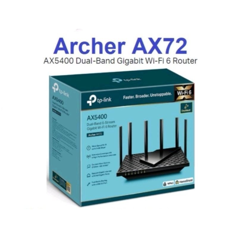 TP-Link Archer AX72 AX5400 Wifi 6 Router | Tplink Router | Wifi6 Router ...