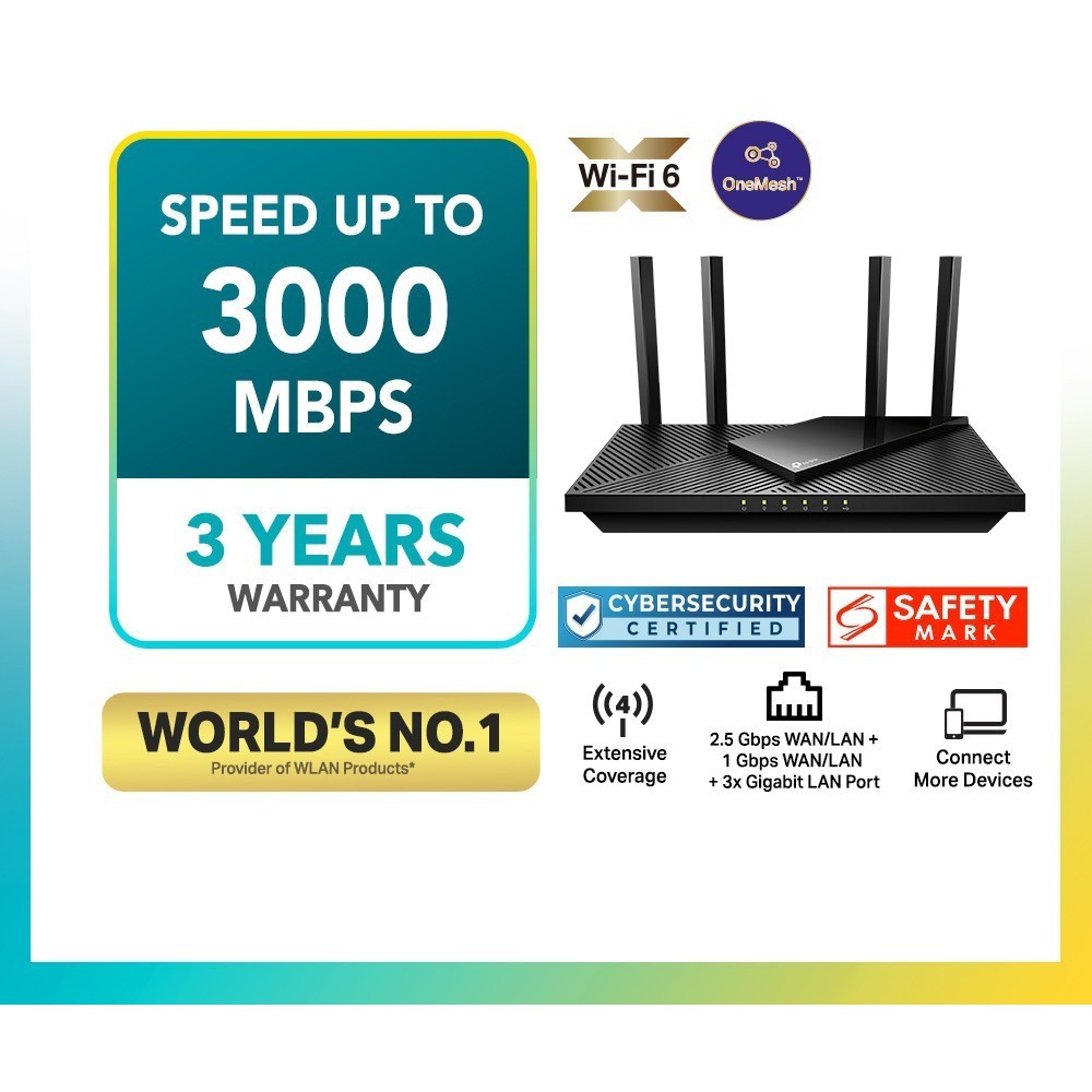 TP-Link Dual-Band Ultra-smooth Wi-Fi 6 Archer AX53 AX3000 Router | TP ...