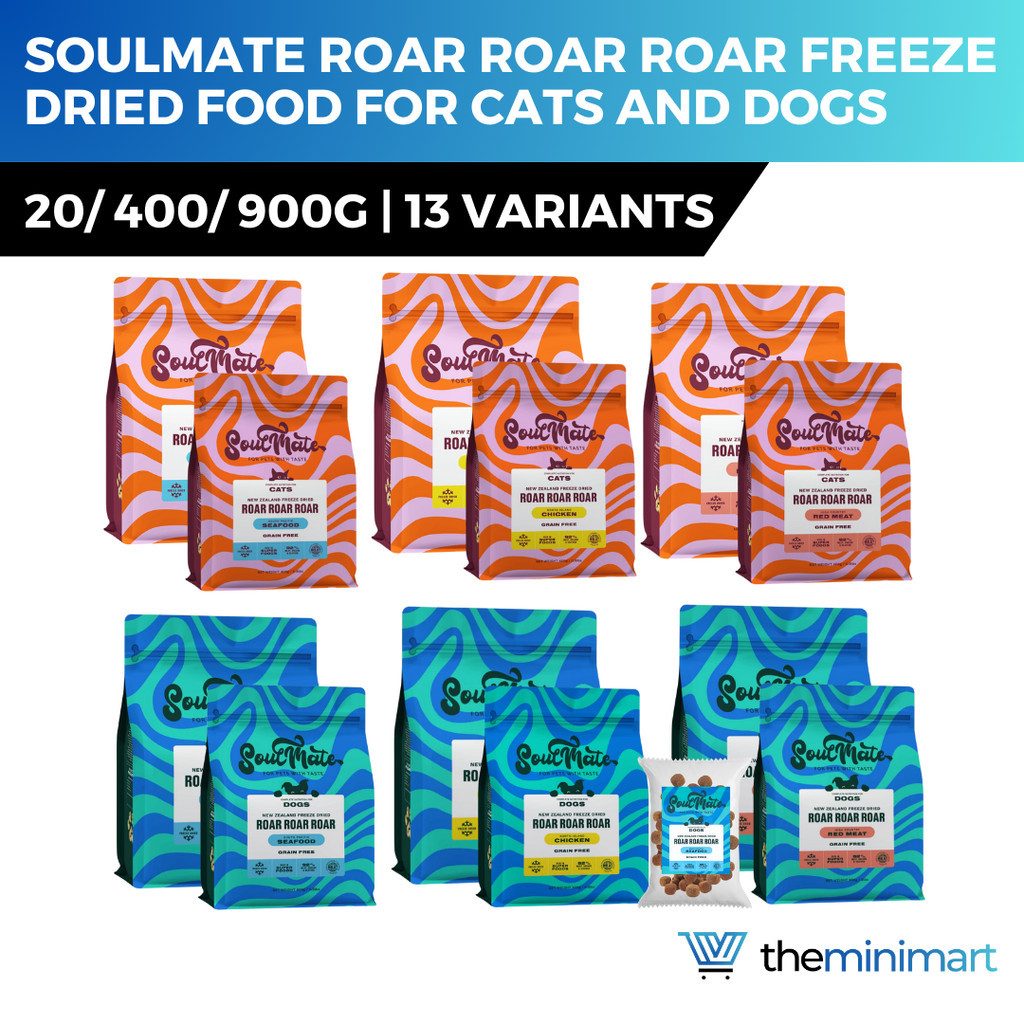SoulMate Roar Roar Roar Freeze Dried, Roast & Slow, Low & Slow Air ...