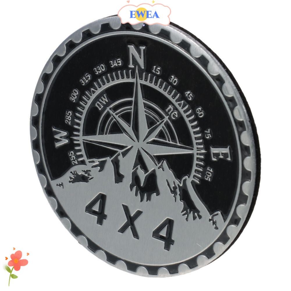 EWEA Metal Car Emblems, 2.36*2.36inch Metal Round Emblem Decals, High ...